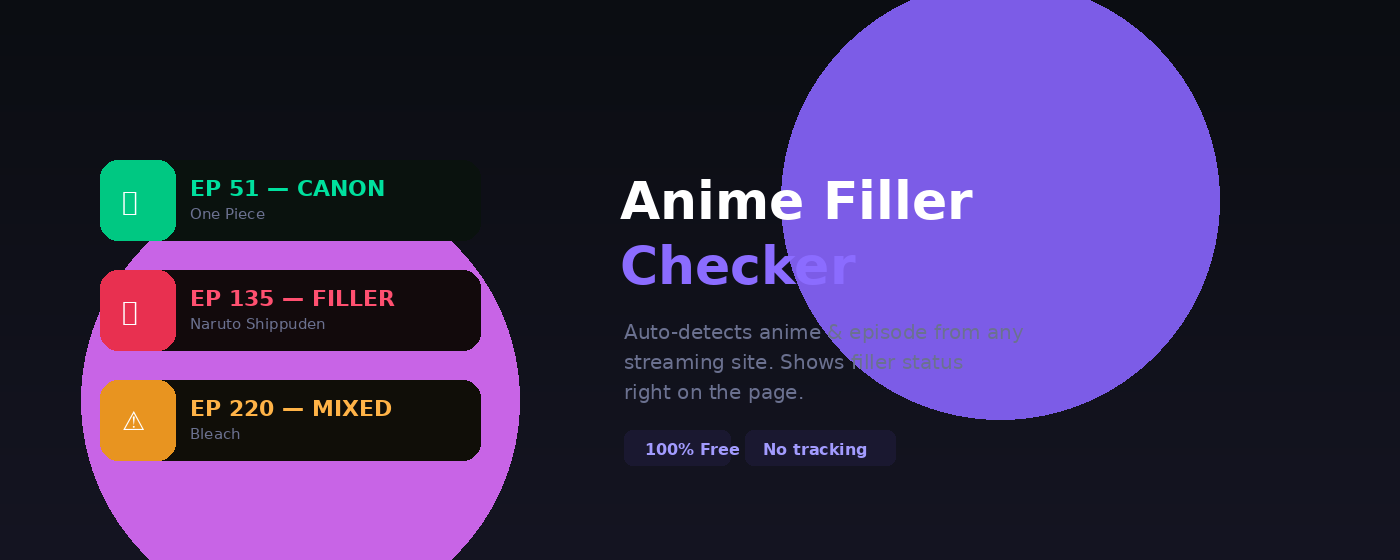 Anime Filler Checker — Find Anime Filler Episodes Instantly